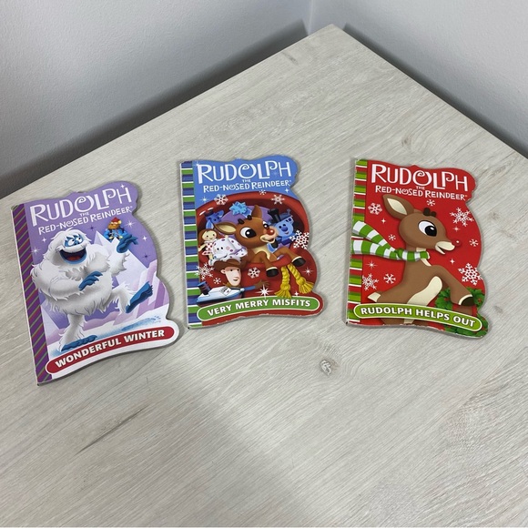 Bendon | Other | Rudolph The Rednosed Reindeer Board Books Lot 3 Bendon ...